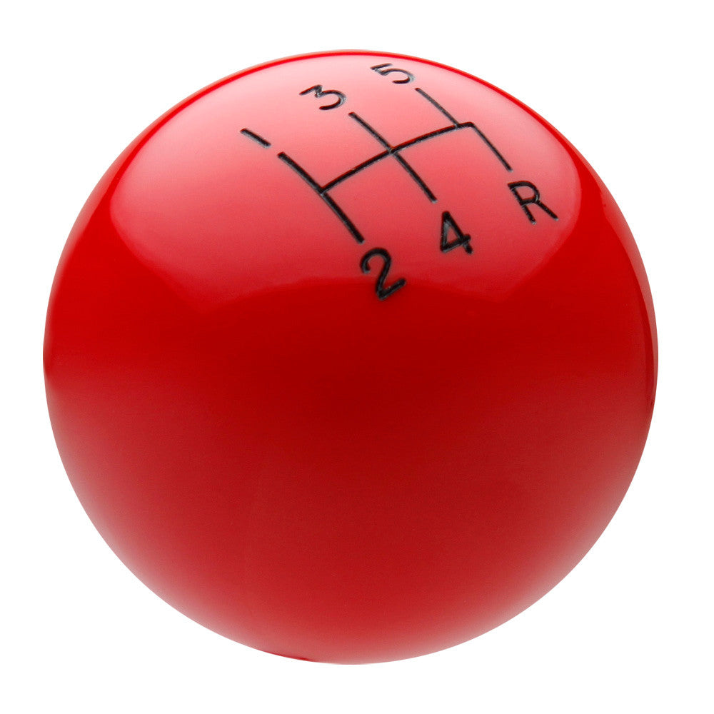 Red Shift Knob with Engraved Shift Pattern – Speed Dawg Shift Knobs